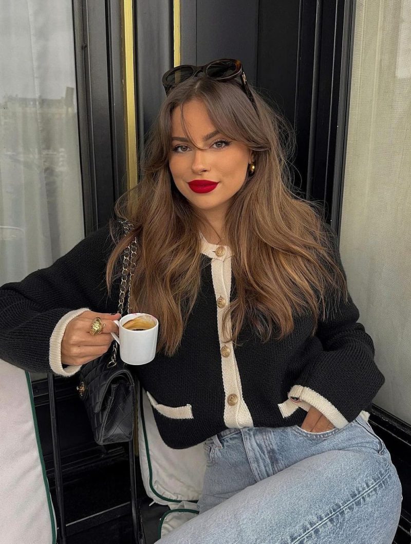 15 French Long Haircuts with Bangs Ideas 2025